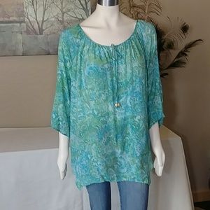 Studio Works | Tops | X Studio Works Lightweight Peasant Blouse | Poshmark